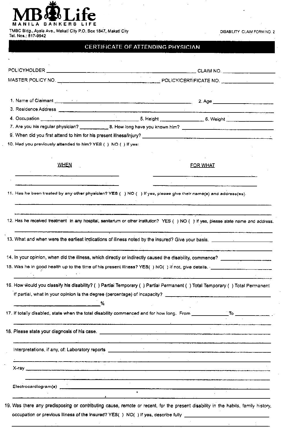 Manila Bankers Life Insurance, Corp